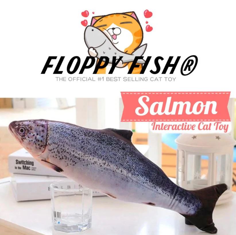 All FLOPPY FISH™ Interactive Cat Toys - USB Motion Activated